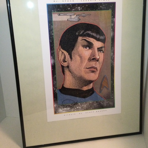 Media | Star Trek Enterprise Spock Artwork Signed By Artist Scott ...